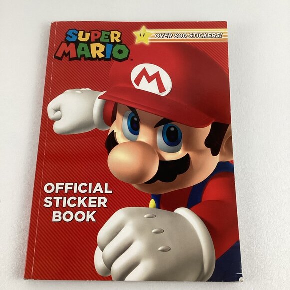 Toys | Super Mario Official Sticker Activity Book Puzzles Games Mazes ...